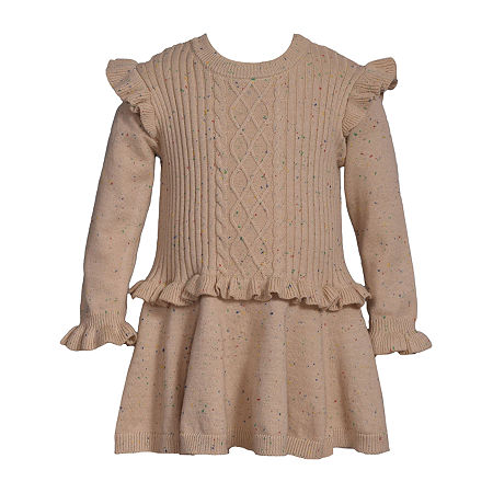 Click here for Bonnie Jean Girls Long Sleeve Ruffled A-Line Dress... prices