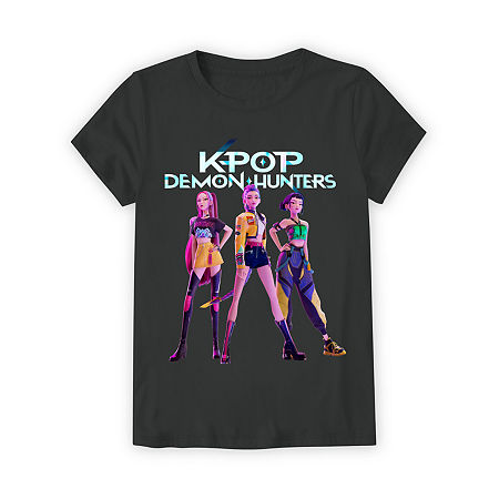 Click here for K Pop Demon Hunters Little & Big Kid Girls Crew Ne... prices