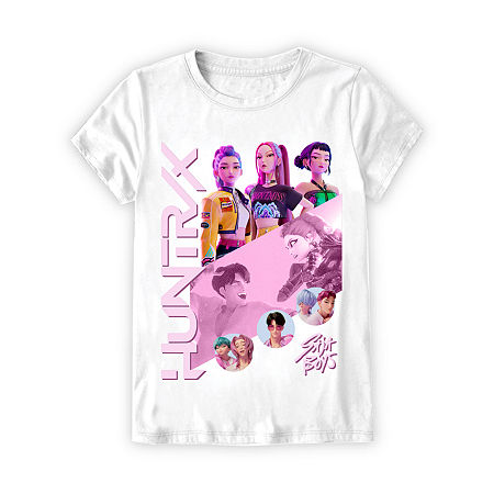 Click here for Little & Big Kid Girls Crew Neck Short Sleeve Regu... prices