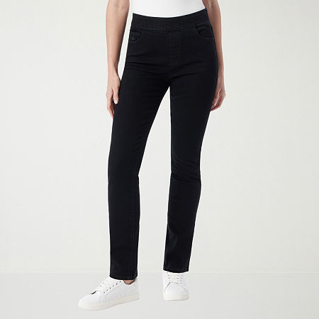 Click here for Gloria Vanderbilt No Womens High Rise Straight Leg... prices