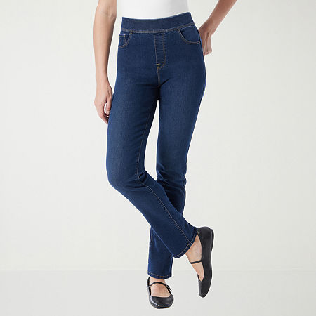 Click here for Gloria Vanderbilt No Womens High Rise Straight Leg... prices