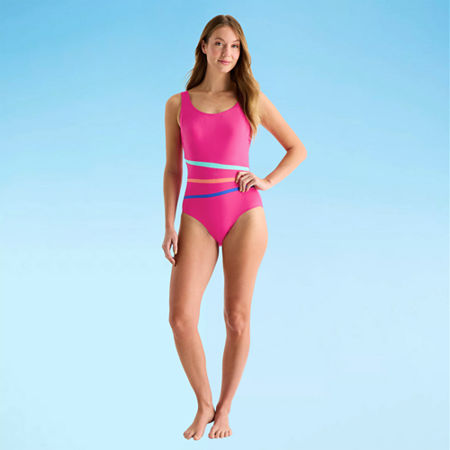 Click here for Sonnet Shores Womens Striped One Piece Swimsuit  6... prices