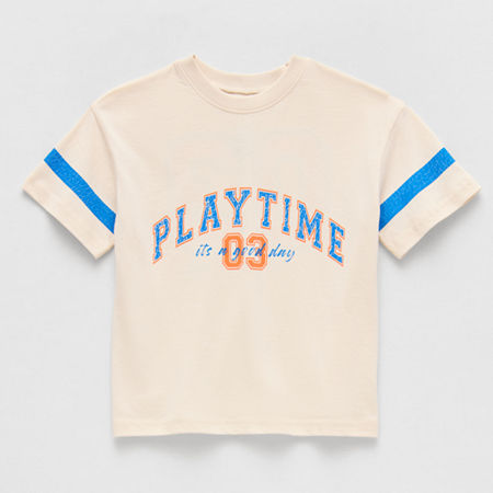 Click here for Okie Dokie Toddler & Little Boys Crew Neck Elbow S... prices