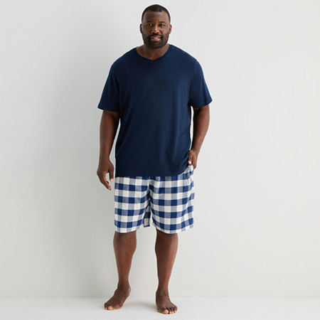 Click here for St. Johns Bay Mens Flannel Big Pajama Shorts  5x-l... prices