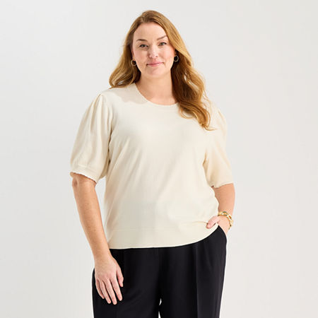 Click here for Liz Claiborne Womens Crew Neck Short Sleeve Pullov... prices