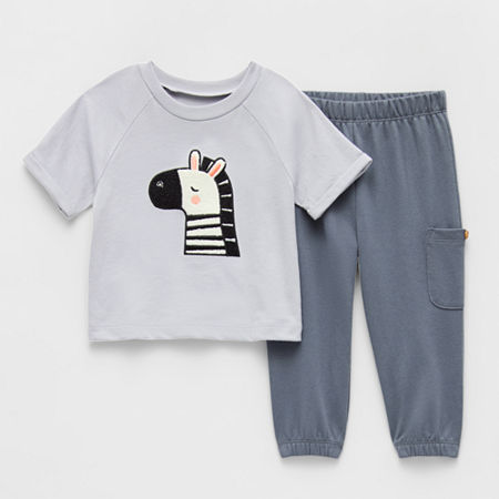 Click here for Okie Dokie Baby Boys 2-pc. Pant Set  Newborn  Gray prices