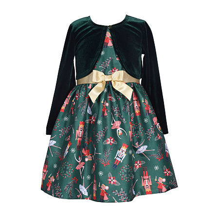 Click here for Bonnie Jean Little & Big Kid Girls Sleeveless Velv... prices