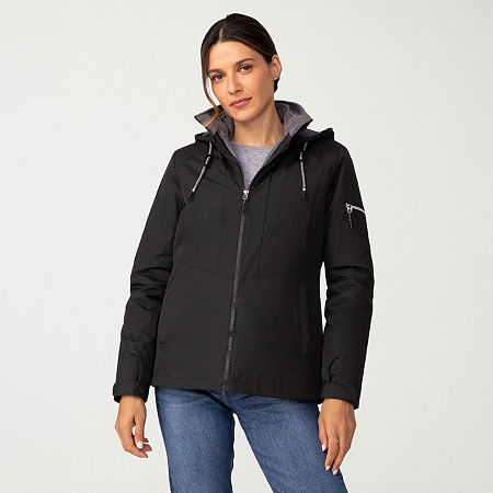 Click here for Free Country Womens Hooded Water Resistant Wind Re... prices