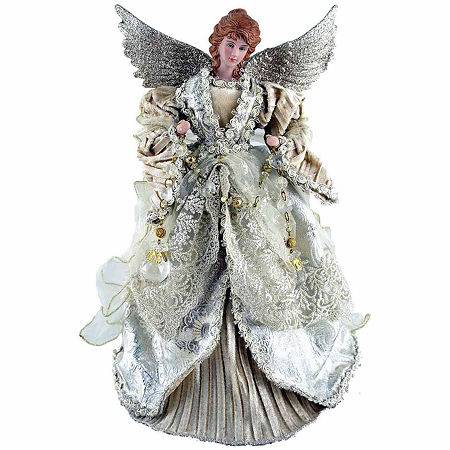 Click here for 16 Christmas Angels Figurine  One Size  Silver prices