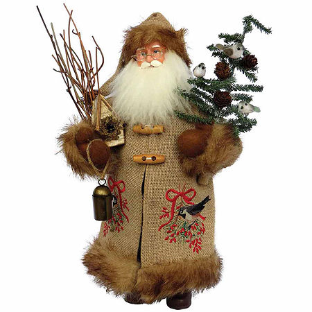 Santas Workshop 15in. Chickadee Santa Claus Figurine