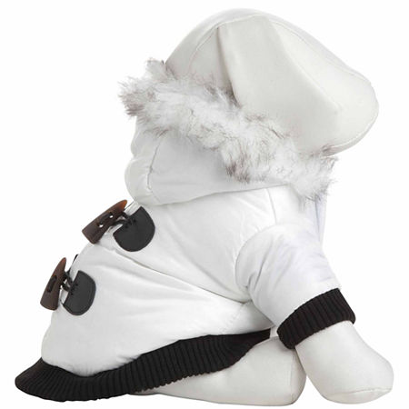 Click here for The Pet Life Aspen Winter-White Fashion Pet Parka... prices