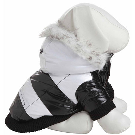 Click here for The Pet Life Fashion Striped Ultra-Plush Pet Parka... prices