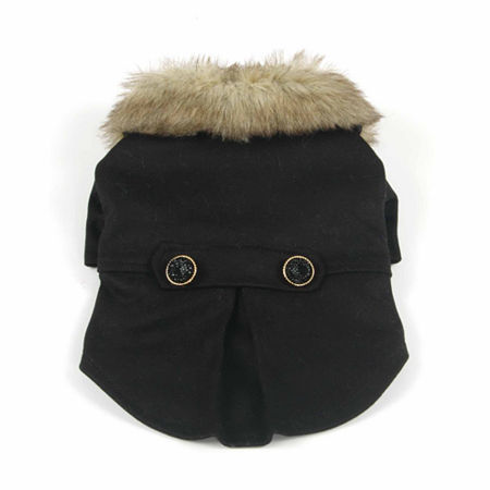 Click here for The Pet Life Buttoned Coast-Guard Fashion Faux-Fur... prices