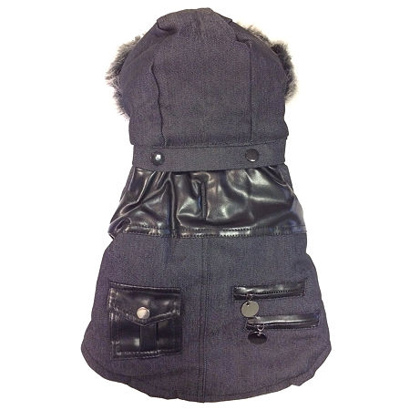 Click here for The Pet Life Ruff-Choppered Denim Fashioned Wool P... prices