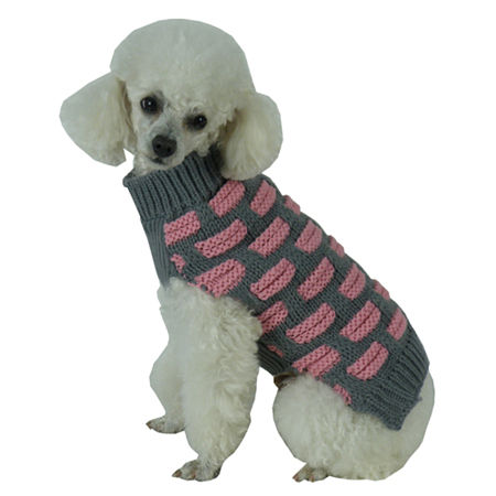 Click here for The Pet Life Fashion Weaved Heavy Knit Designer Ri... prices