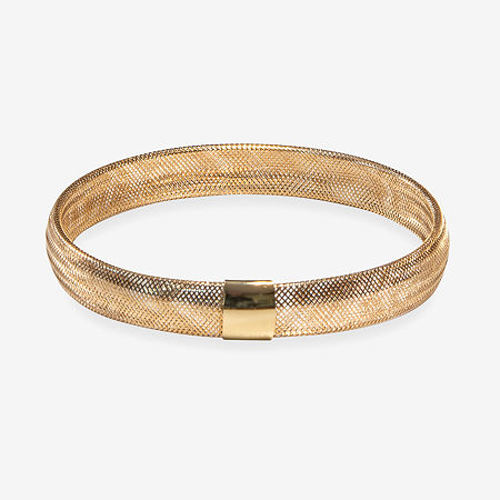 Click here for Made in Italy Womens 10K Gold Stretch Bracelet  On... prices