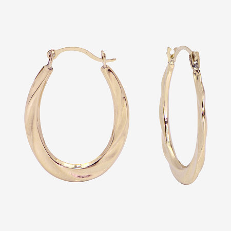 Click here for Womens 14K Gold 23mm Round Hoop Earrings  One Size prices