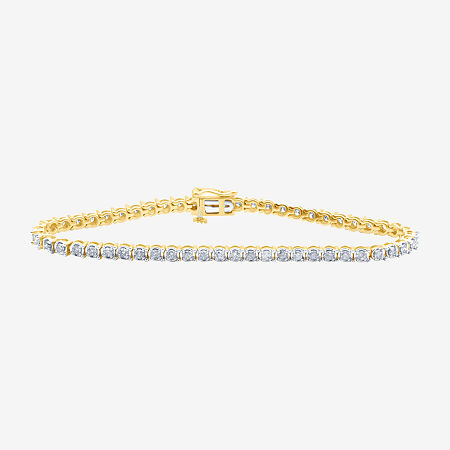 Click here for 2 CT.T.W. Natural Diamond 10K Yellow Gold Bracelet... prices
