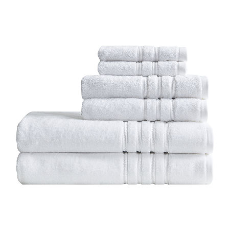 Madison Park Nurture Microbial Resistant 6-Pc. Bath Towel Set  30 x 54 - White
