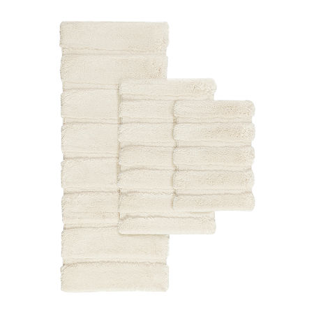 Madison Park Pearl Tufted Channel Bath Rug  21 x 34 - Wheat