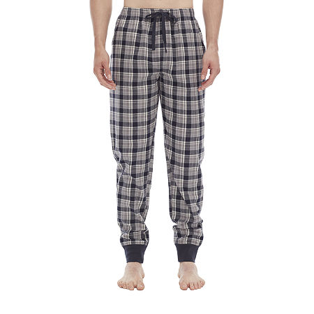 Click here for Residence Flannel Mens Pajama Joggers  Large  Gray prices
