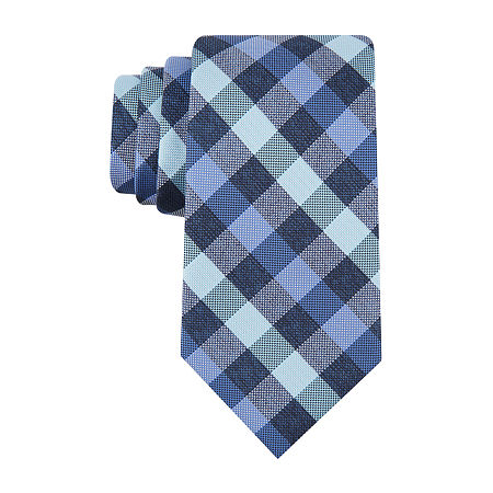 Click here for Stafford Plaid Tie  One Size  Blue prices