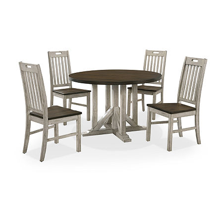Click here for Emell 5-pc. Round Dining Set  One Size  White prices