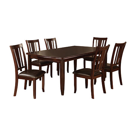 Click here for Foray 7-pc. Rectangular Dining Set  One Size  Brow... prices