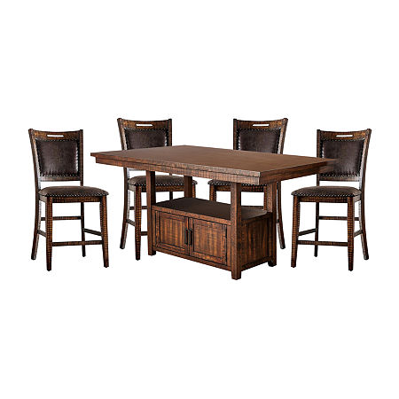 Click here for Mengo 5-pc. Counter Height Rectangular Dining Set... prices