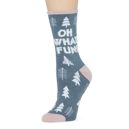 Click here for Mixit Womens 1 Pair Crew Socks  4-10  Gray prices