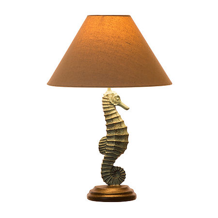 Click here for Glitzhome Seahorse Table Lamp  One Size  Brown prices