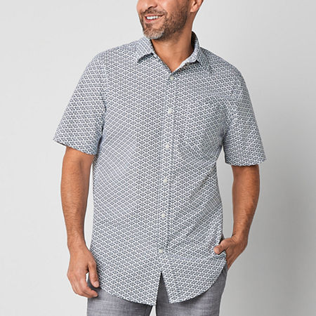 Click here for St. Johns Bay Stretch Poplin Mens Short Sleeve Cla... prices