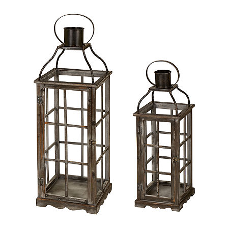 Click here for Glitzhome Oversized Wood & Metal 2-pc. Decorative... prices