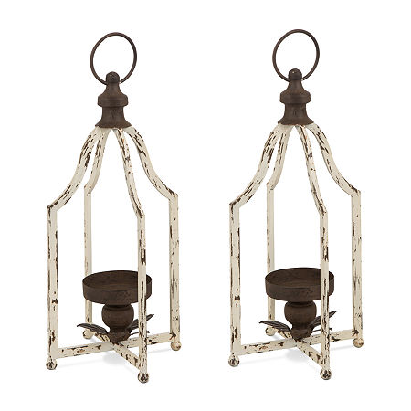 Click here for Glitzhome Small Farmhouse Metal 2-pc. Decorative L... prices