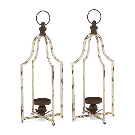 Click here for Glitzhome Large Farmhouse Metal 2-pc. Decorative L... prices