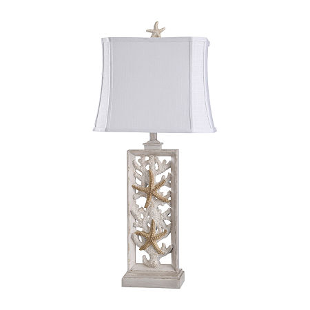 Click here for Stylecraft South Cove 15 W Cream Table Lamp  One S... prices