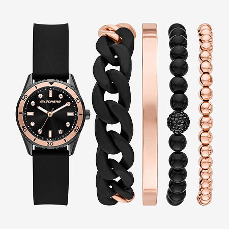 Click here for Skechers Womens Black 5-pc. Watch Boxed Set Sr9113... prices