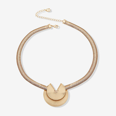 Click here for Worthington Gold Tone Womens 17 Inch Pendant Neckl... prices