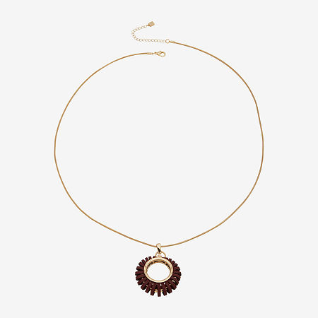 Click here for Worthington Gold Tone Womens 32 Inch Pendant Neckl... prices