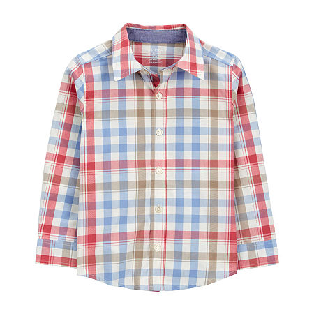 Click here for Oshkosh Toddler Boys Long Sleeve Fitted Regular Fi... prices