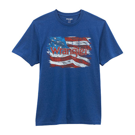 Click here for Wrangler Mens Crew Neck Short Sleeve Regular Fit G... prices