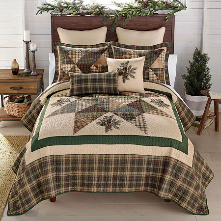 Click here for Donna Sharp Pine Star 3-pc. Embroidered Hypoallerg... prices