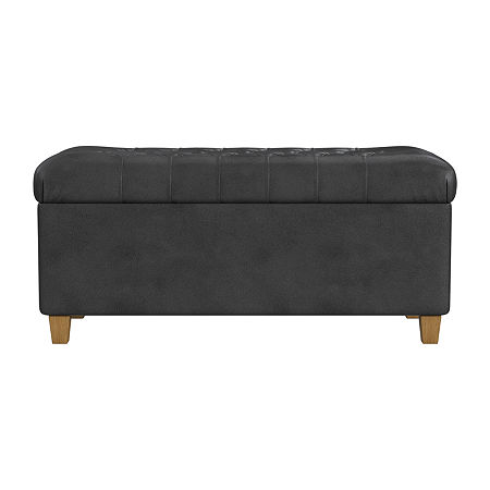 Click here for Hainsley Storage Bench  One Size  Black prices