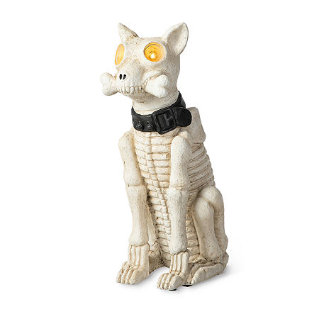 Click here for Glitzhome 20.5Ligted Mgo Skeleton Dog Porch Decor... prices