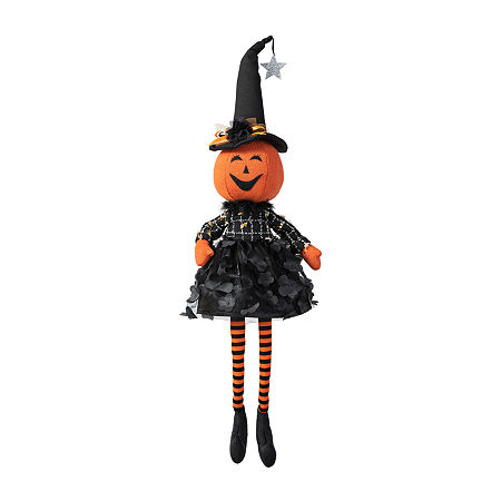 Click here for Glitzhome 30 Fabric Dressed Pumpkin Sitter Hallowe... prices