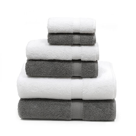 Click here for Linum Home Sinemis Terry 6-Pc. Towel Set - Dark Gr... prices