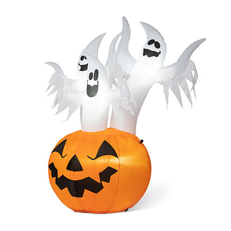 Click here for Glitzhome Lighted Pumpkin Scream Inflatable Decor... prices