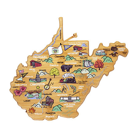 Click here for Totally Bamboo State Shaped Serving and Cutting Bo... prices