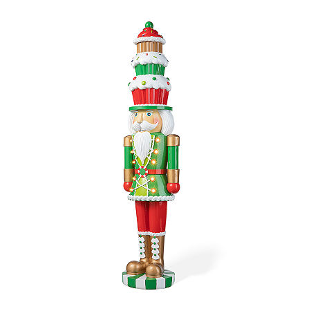 Click here for Glitzhome 28 Lighted Resin Nutcracker Christmas Po... prices