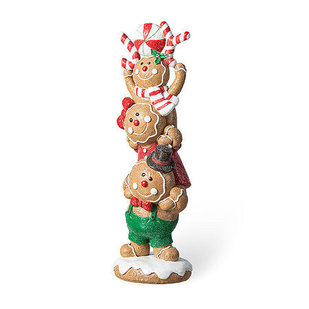 Click here for Glitzhome 12.5 Stacked Gingerbread Christmas Table... prices